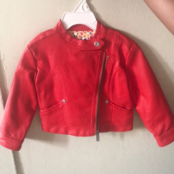 Guess | Jackets & Coats | Guess Red Motorcycle Jacket | Poshmark